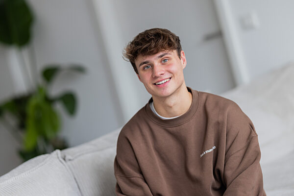 Trans man Jamie Williams